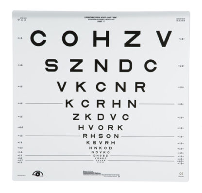 LogMAR Chart 3 metre - Haag-Streit UK eshop